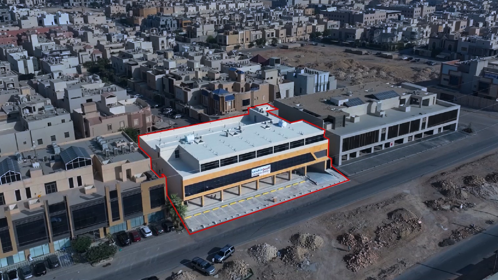 Commercial building, Hittin district, Riyadh – fana